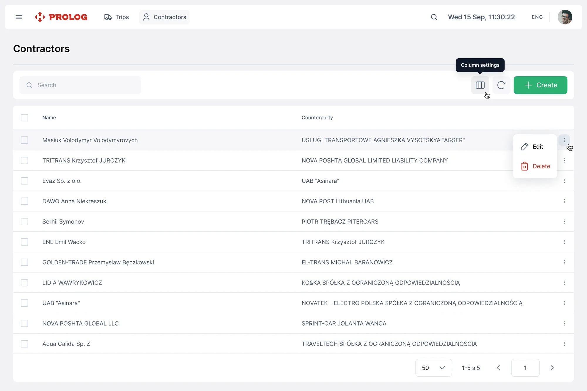 TMS Prolog | Nova Digital